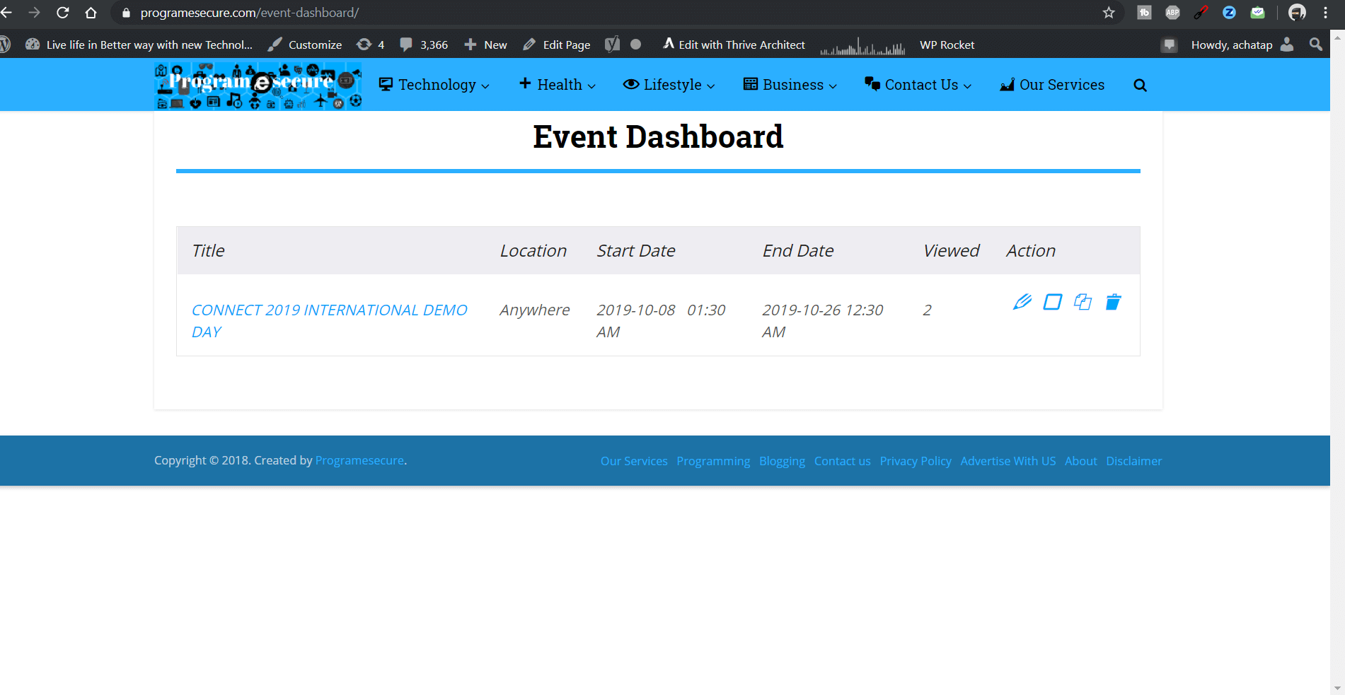 WP Event Manager: Complete Guide and how to use it – ProgrameSecure