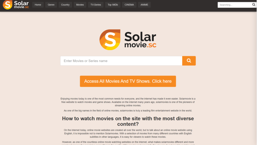 SolarMovie - Best Free Movies Online HD, TV Shows {2021}